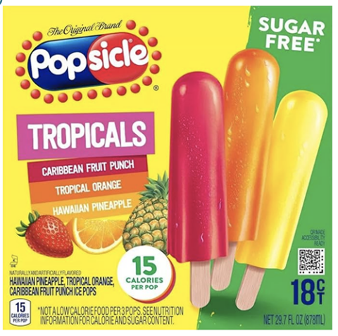 Best Sugar Free Popsicles & Low Sugar Frozen Treats at the Store